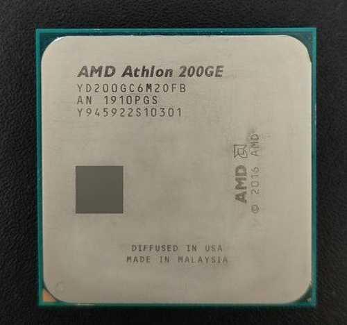 Процессор AMD Athlon 200GE