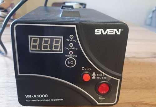Стабилизатор напряжения sven vr -a1000