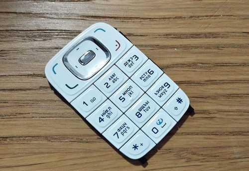 Nokia 6131 клавиатура white с разбора