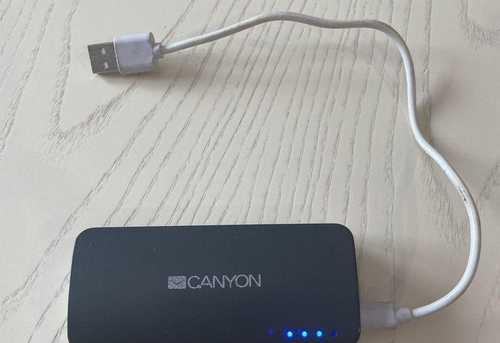 Портативный аккумулятор Canyon 4400 mAh