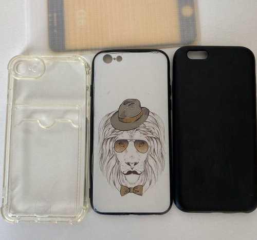Чехлы и стекло на iPhone 6