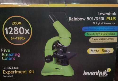 Микроскоп Levenhuk Rainbow 50l/D50l plus