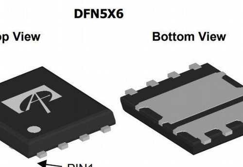Микросхема AON6908A N-Channel MOSFET 30V DFN5X6B