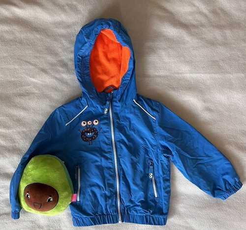 Ветровка на флисе синяя 92