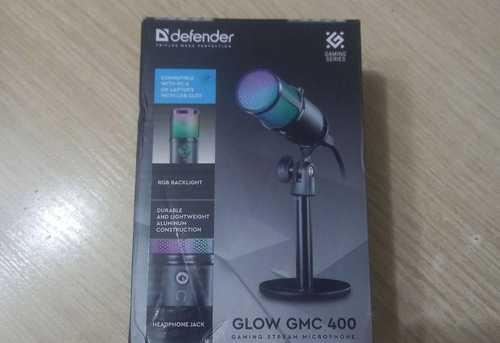 Игровой стрим микрофон Defender Glow GMC 400 USB