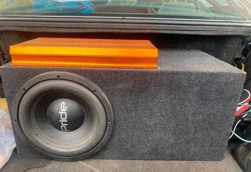 Сабвуфер pride MT12 усилитель grifon 2500