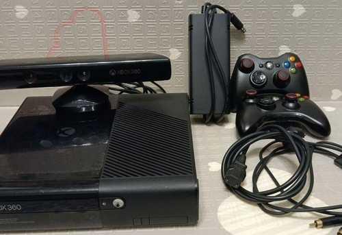 Xbox 360Е 250 Gb Freeboot/LT 2 джойстика + Kinect