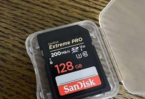 Карта памяти SanDisk 128GB Extreme Pro