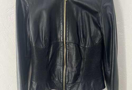 Куртка кожаная женская 40 42 versace
