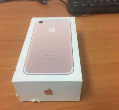 Коробка от iPhone 7 128gb rose