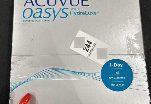 Линзы контактные acuvue oasys 1 day -4,5, 90 шт