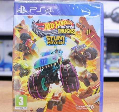 Hot Wheels Monster Trucks Stunt Mayhem (PS4, англ)