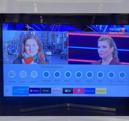 Samsung UE55RU7200 SMART tv 4k 145см. UHD HDR