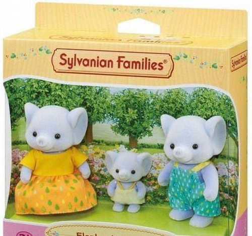 Sylvanian Families Elephant Family Trio