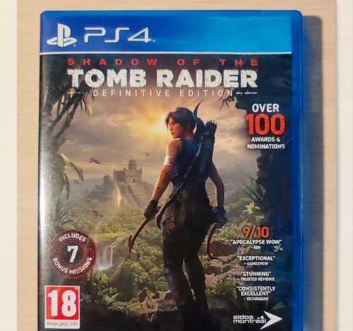 Трилогия tomb raider диски ps4