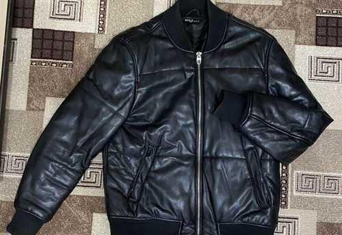 Кожаная куртка мужская 48-50размер