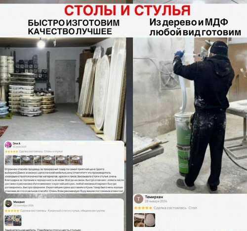 Кухонный стол и стулья