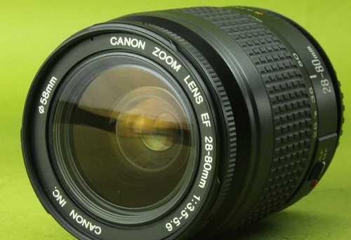 Canon ef 28-80mm 3.5-5.6 (id 5220)