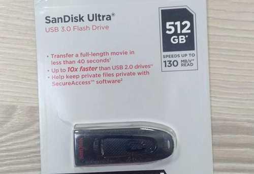 Флешка Sandisk Ultra 512гб USB 3.0