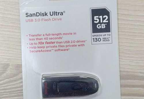 Флешка Sandisk Ultra 512гб USB 3.0