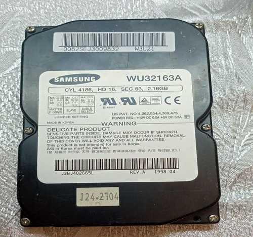 Жесткий диск Samsung WU32163A