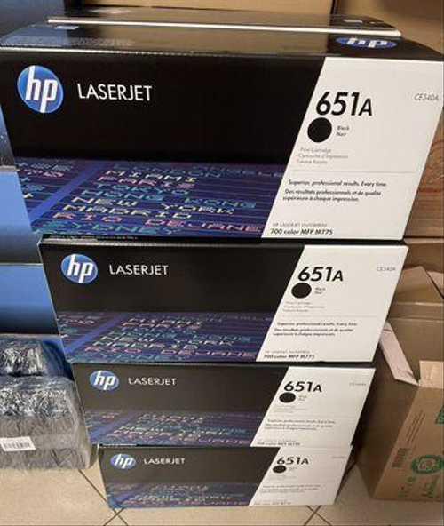 Картридж HP CE340A черный оригинал