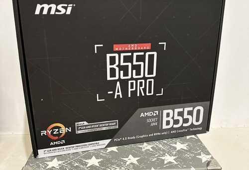 Материнская плата MSI B550 - A PRO