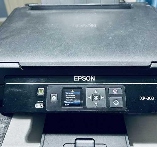 Мфу принтер Epson XP-303 не работает пг