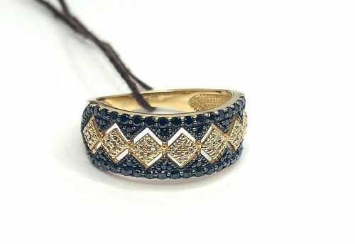 Золотое кольцо с бриллиантами 585 17,5 р-р (кд23)