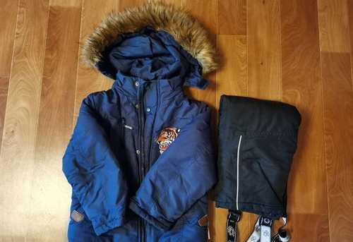 Зимний комплект куртка/комбинезон для мальчика 98