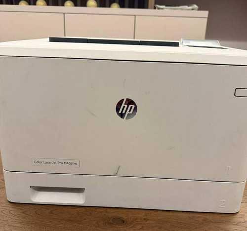Цветной лазерный принтер hp color laser Jet M452nw