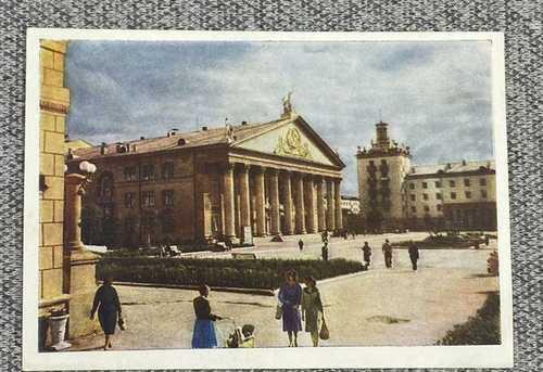 Почтовая открытка СССР - Новосибирск. Дом культуры