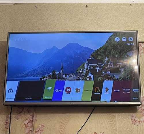 Телевизор lg SMART tv 43 web oc