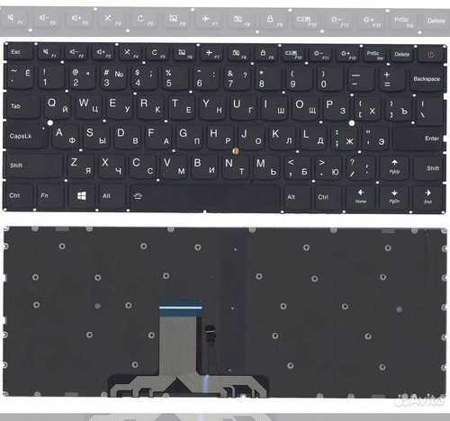 Клавиатура для lenovo ideapad 710S 710s-13isk черн