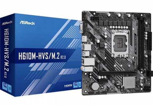 Материнская плата ASRock H610M-HVS/M.2 R2.0 новая