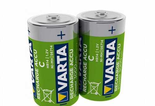 Аккумуляторы R14(C) 1.2V 3000 mAh Ni-Mh Varta BL-2