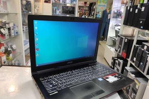 Игровой ноутбук MSi i5-6300HQ 6Gb SSD GTX960