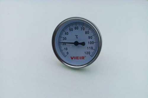 Термометр гильзой 1/2 120C,сантехника, теплый пол