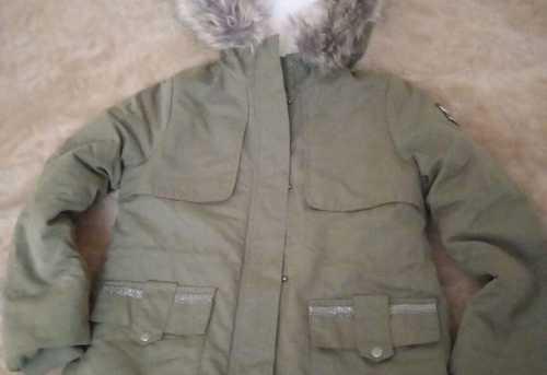 Куртка пихора на меху рост 128 см зимняя ikks
