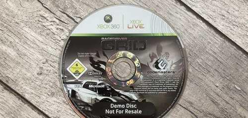 Racedriver grid Xbox 360 диск лицензия