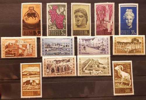 Почтовые марки Кипра 1962-1969