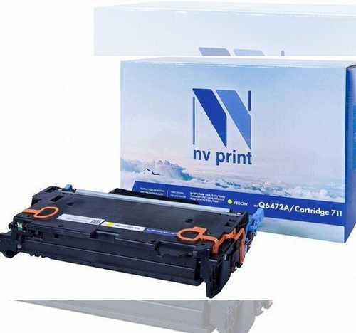 Картридж NV Print Q6472A Yellaw для HP Color LJ CP