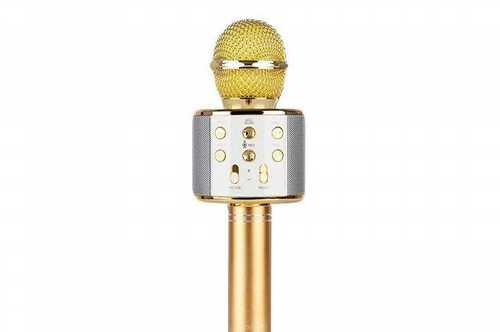 Караоке-микрофон ws-858 (Золотой)