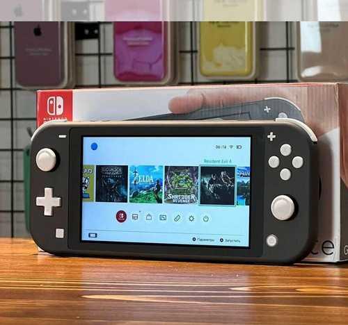 Новая прошитая Nintendo Switch Lite 64гб