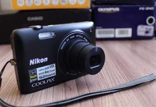Компактный фотоаппарат nikon coolpix s4300