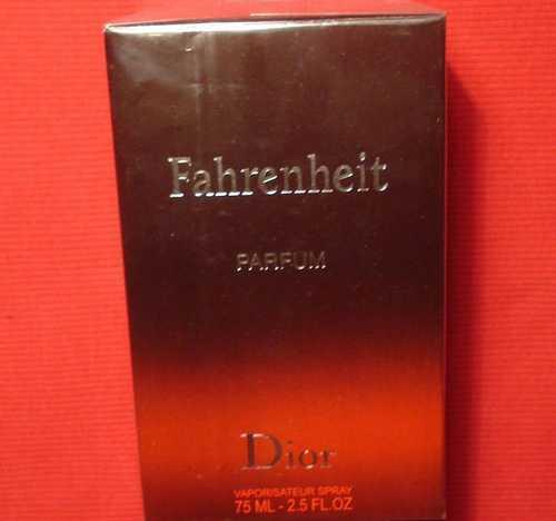 Christian dior fahrenheit 75ml парф. новый