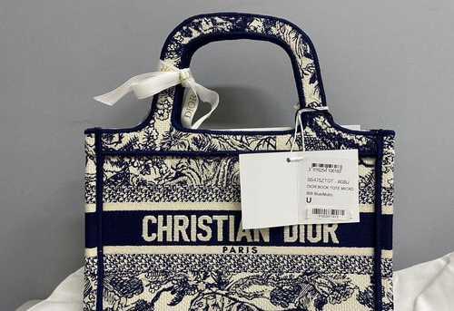 Новая оригинал Christian Dior Book Tote с ремнем