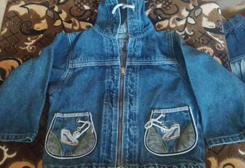 Джинсовая куртка для девочки 1 год