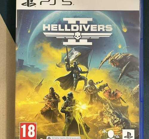 Helldivers 2 ps5 диск