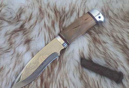 Охотничий нож нс-30А (40Х10С2М) гравировка
